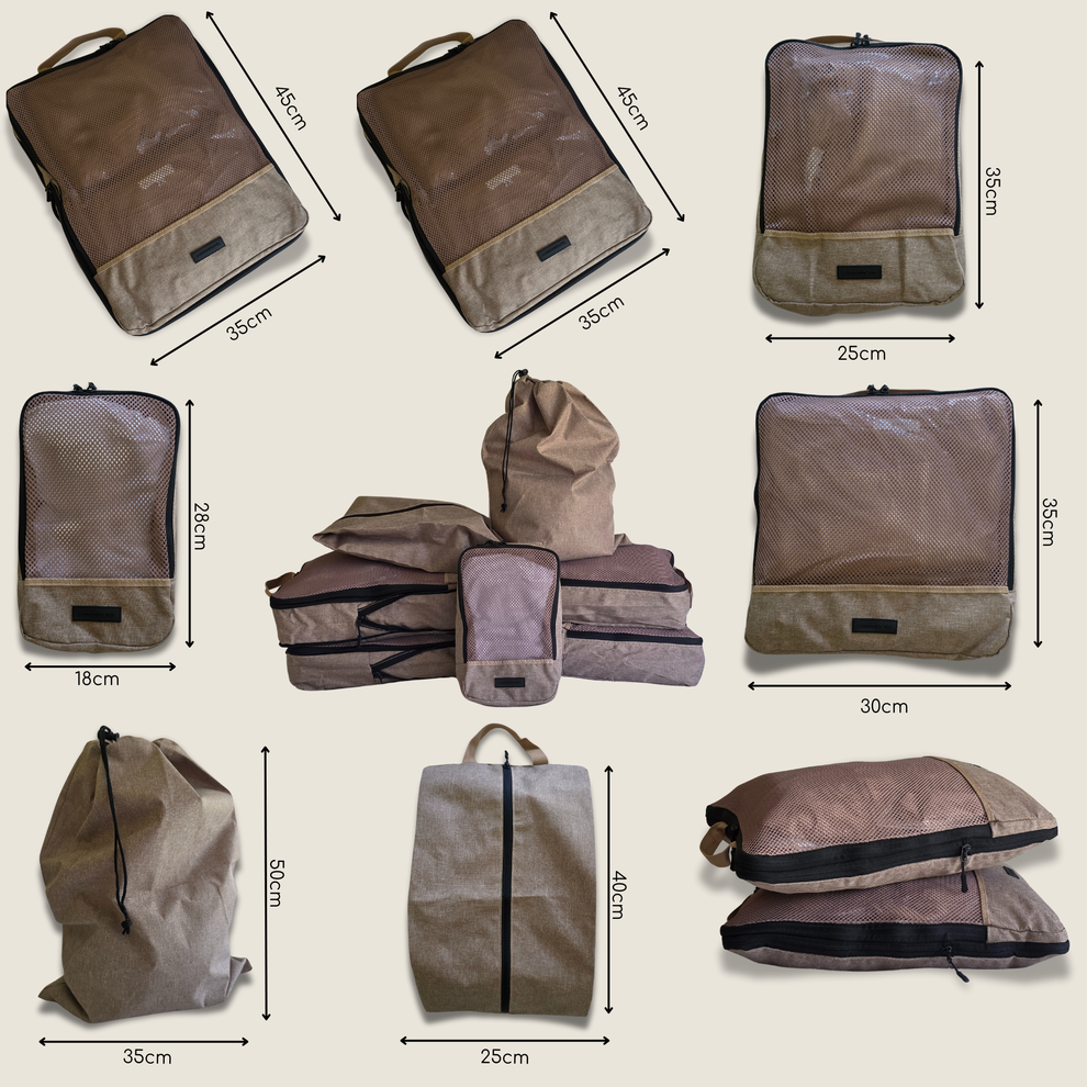 7-Piece Packing Cube Set – LUSSOBOUND